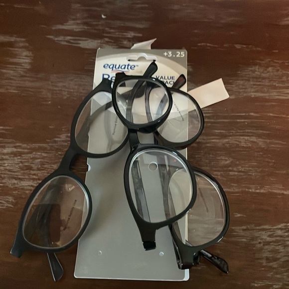 eqate | Accessories | Equate Reader 3pack 325 Black Matte Black And ...